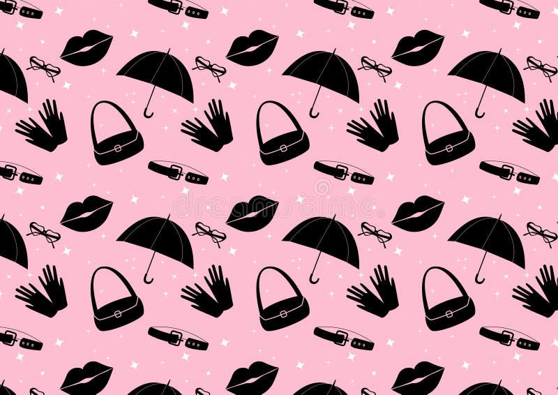 Seamless Background Glamour Stock Vector - Illustration of gloss ...