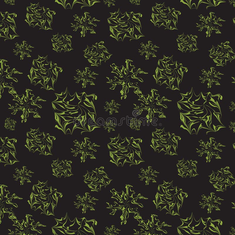 Seamless Background with Green Abstract Figures Stock Vector ...