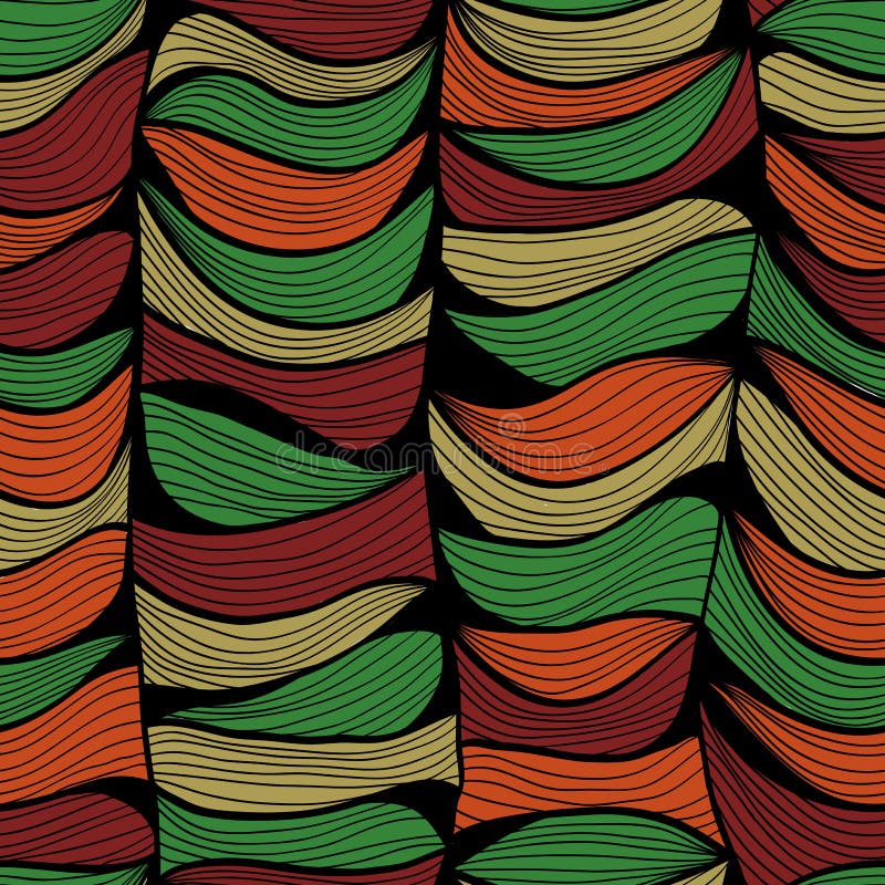 Horizontal Background with Hearts and Birds Stock Vector - Illustration ...