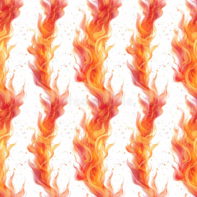 Seamless Background Illustration with Pure Flame Stock Illustration ...