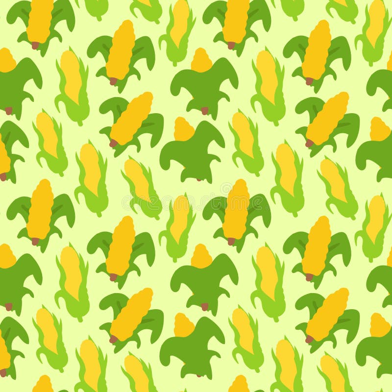 Seamless Background Image Colorful Vegetable Food Corn. Seamless ...