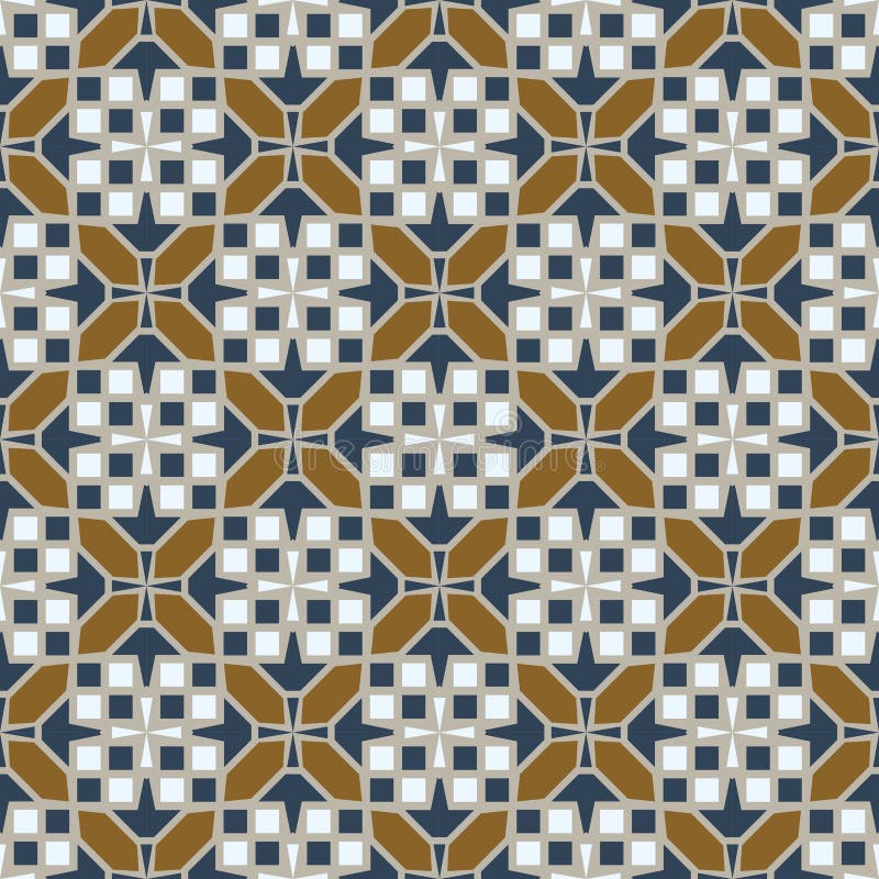 Seamless Background Image of Square Cross Geometry Pattern. Stock ...