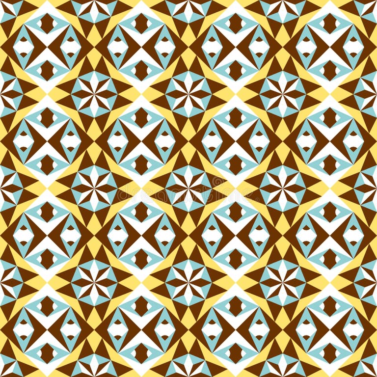 Seamless Background Image of Vintage Star Triangle Geometry ...