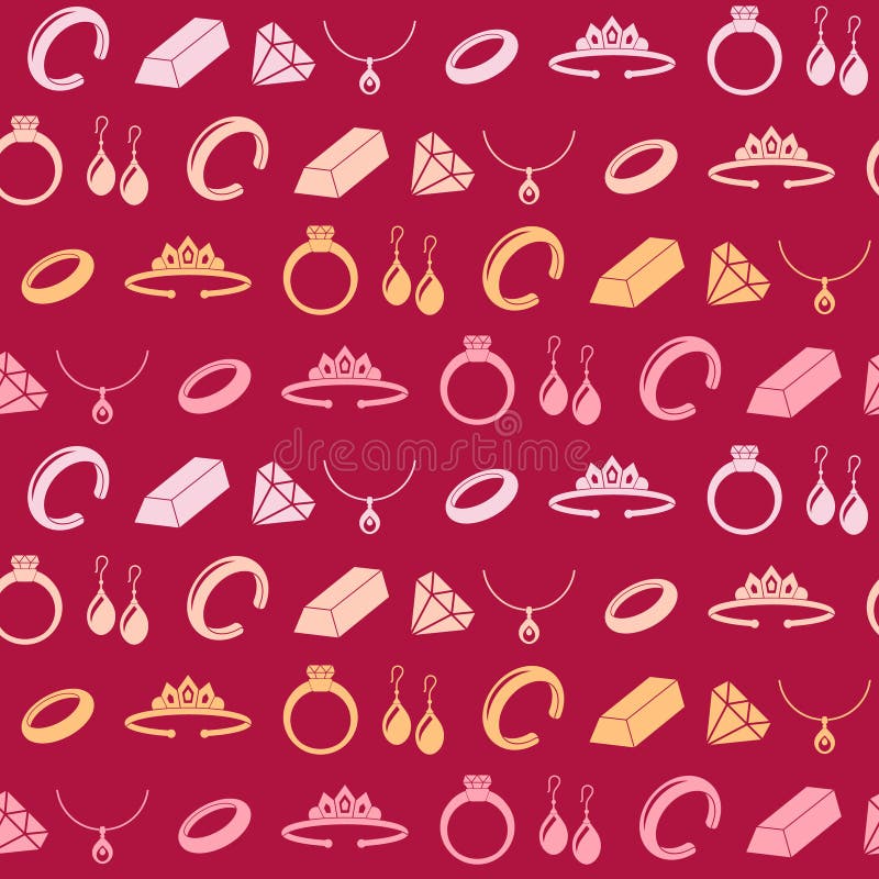 Women with jewelry stock vector. Illustration of abstract - 13402851