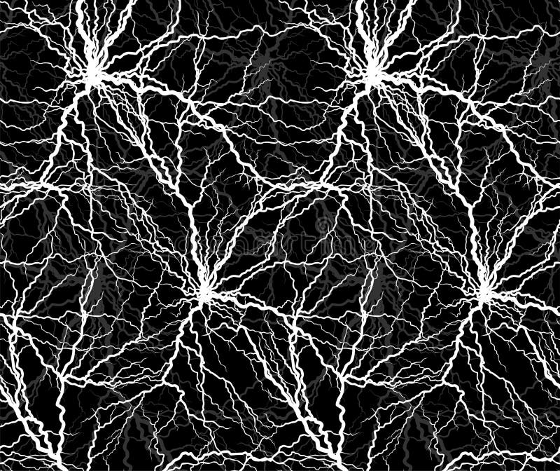 Seamless Background with Lightning Discharge. Stock Vector ...