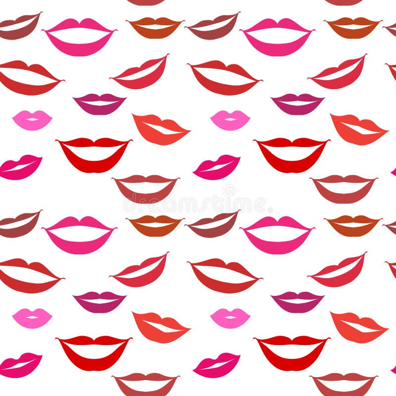 Vector lips stock vector. Illustration of cosmetics, kiss - 37250679