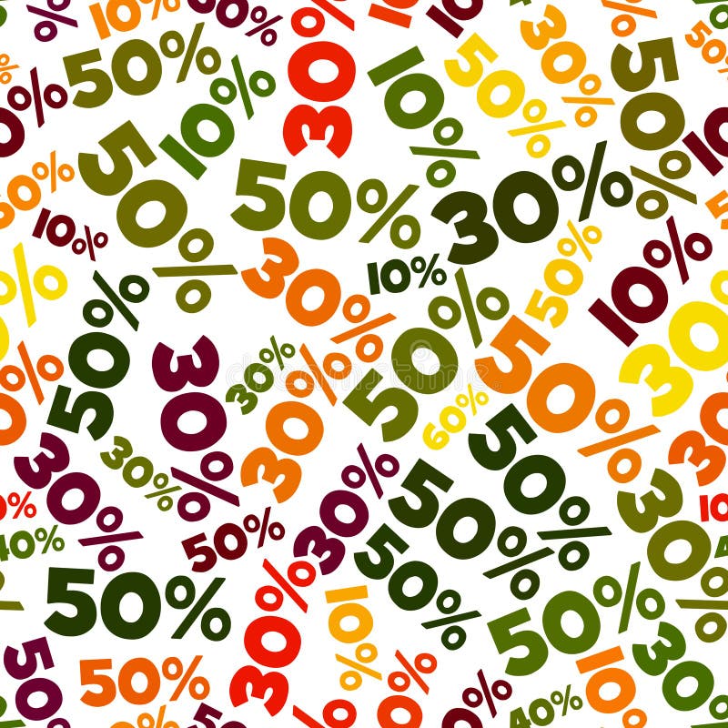 Seamless Background Percent Stock Illustrations – 2,431 Seamless ...