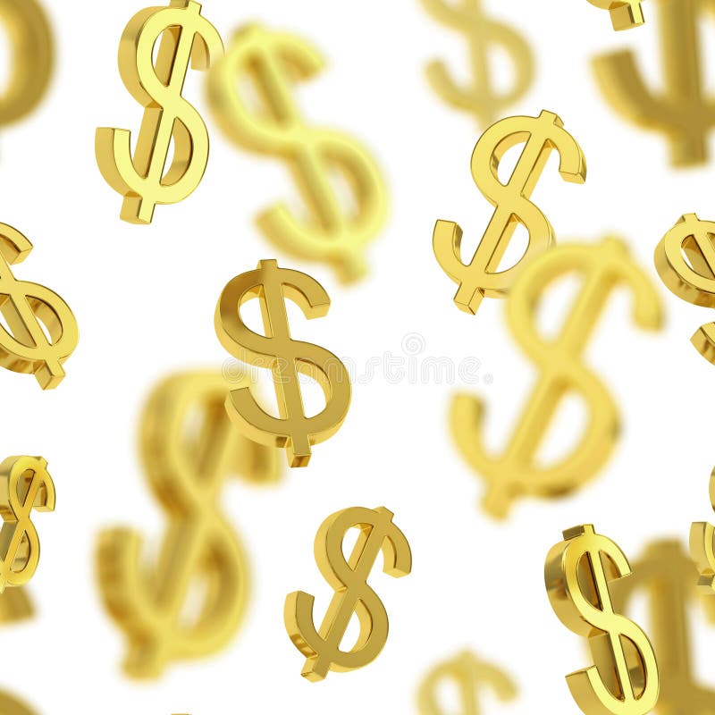Seamless Background Made Dollar Signs Stock Illustrations – 7 Seamless ...