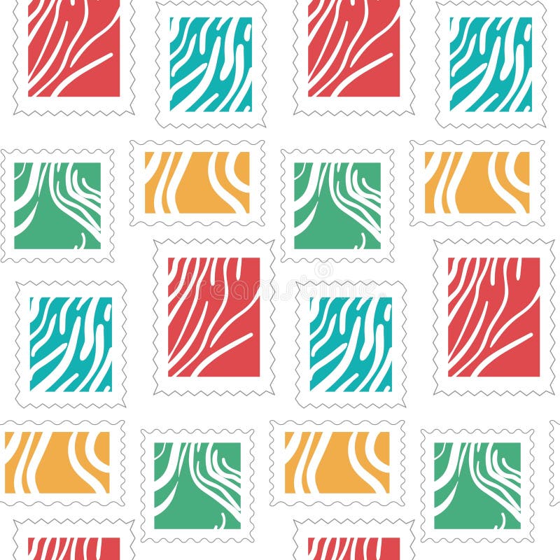 Seamless Background for Mailing Lists with Bright Abstractions. Vector ...