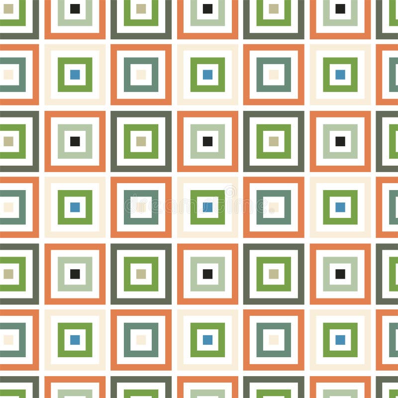 A Seamless Background of Many Multi-colored Squares. Stock Vector ...