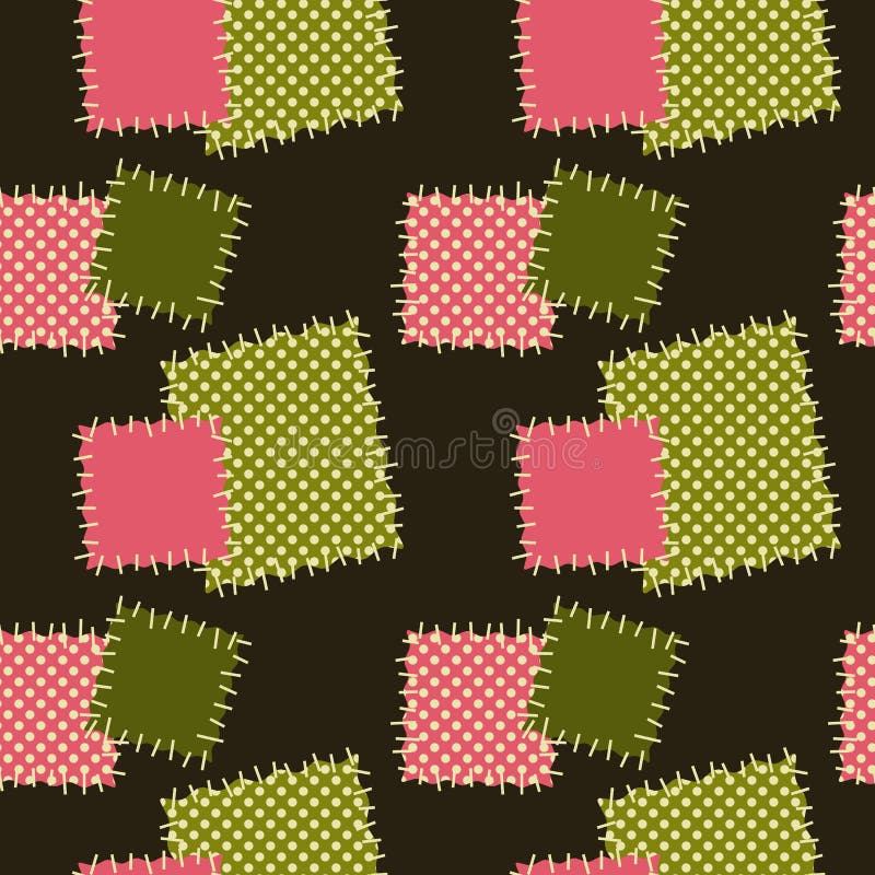 Needlework Seamless Patterns. Vector Set. Stock Vector - Illustration ...
