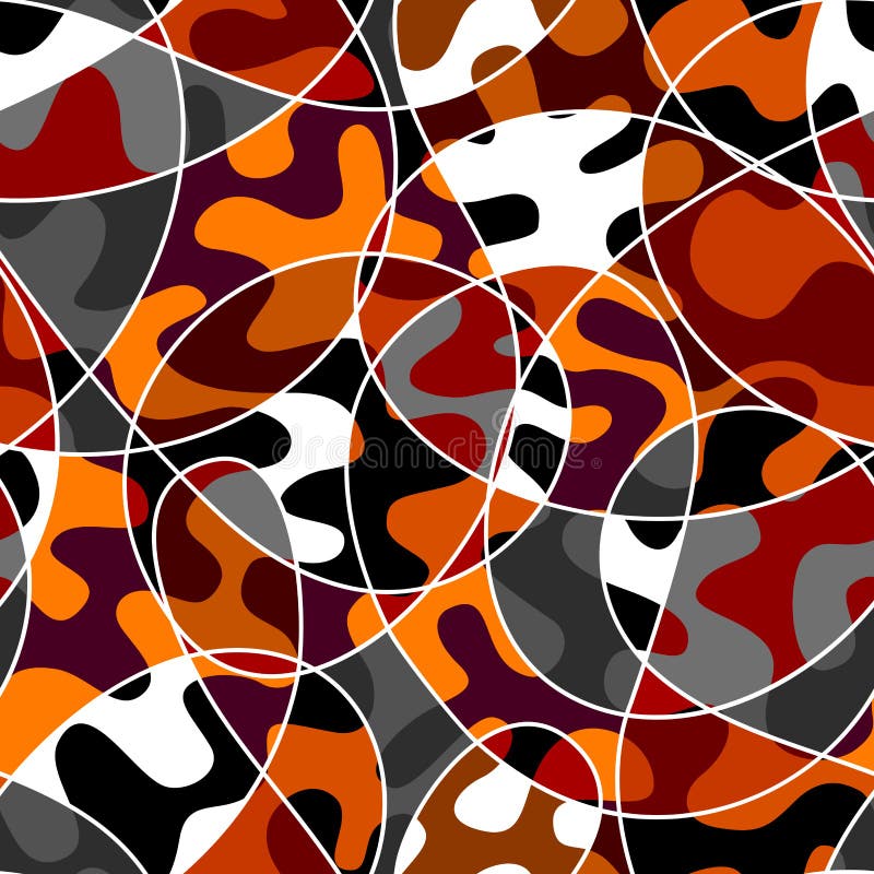 Vector Ethnic Tribal Pattern. Seamless Art Image. Stock Vector - Illustration of collage ...