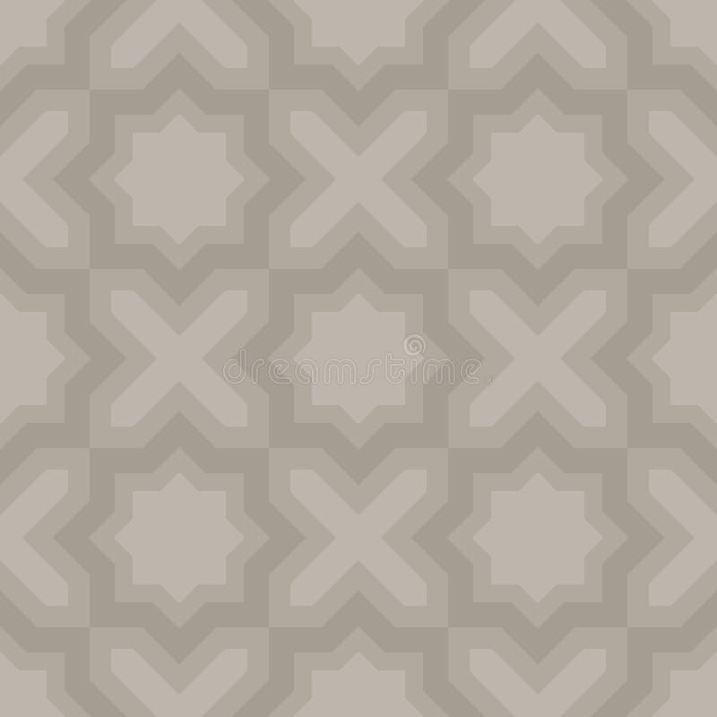 Seamless Eight-pointed Star and Cross Background Pattern Stock Vector ...