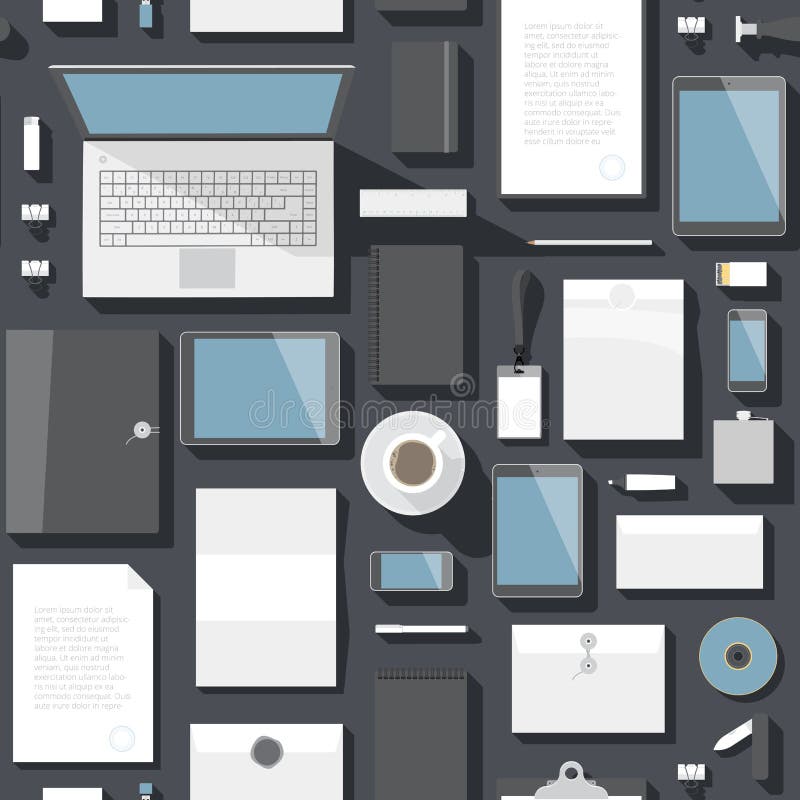 Seamless Background Pattern for Business Stock Vector - Illustration of ...