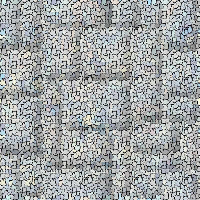 Seamless Grunge Abstract Square Pattern. Paint Grunge Cracks. Stock ...