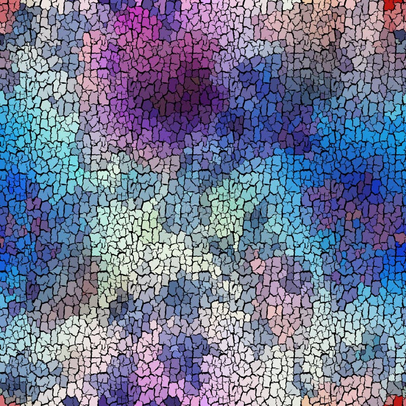 Seamless Grunge Abstract Square Pattern. Paint Grunge Cracking. Stock ...