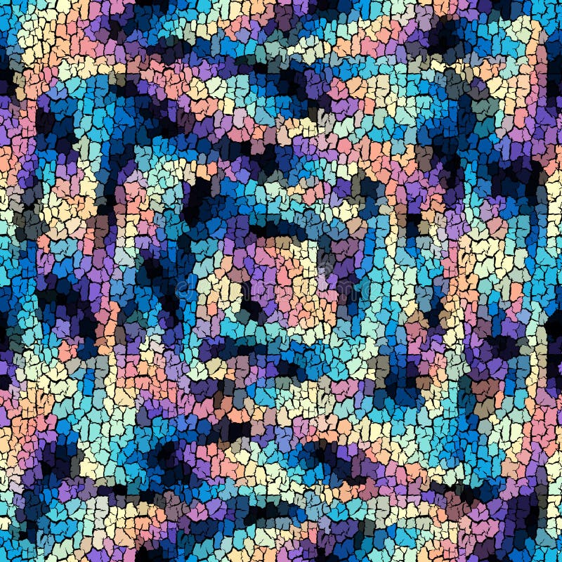 Seamless Grunge Abstract Square Pattern. Paint Grunge Cracking. Stock ...