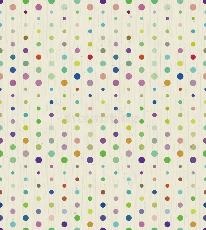 Seamless Background Pattern with Dots Stock Vector - Illustration of ...