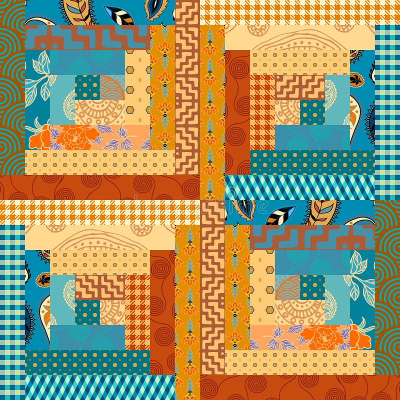 Patchwork Textile Pattern Stock Illustrations – 81,108 Patchwork Textile Pattern Stock ...