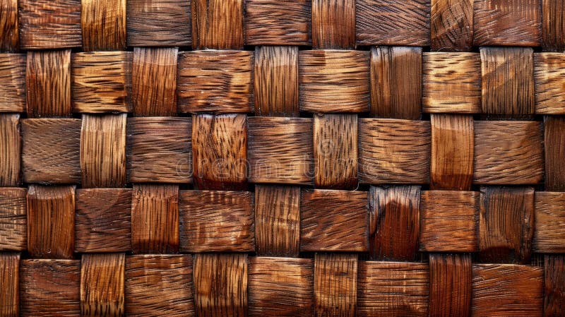 Seamless Background Pattern of a Textured Brown Tabletop with Woven ...