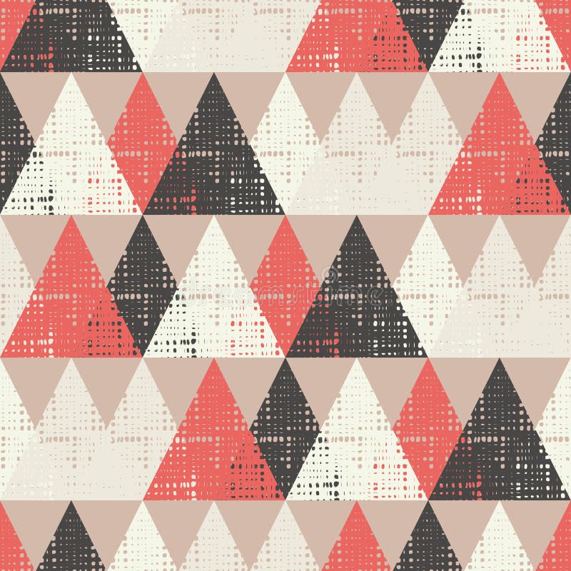 Seamless Background Pattern of Triangles with Holes. Stock Illustration ...