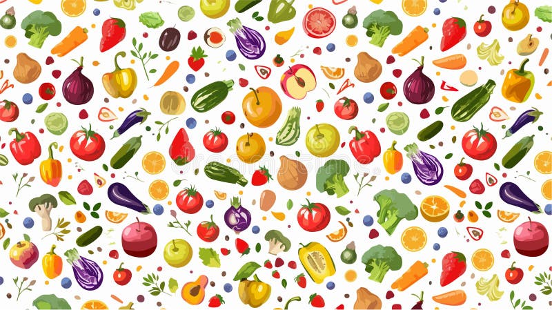 Seamless Background Pattern with Unique Features Stock Vector ...