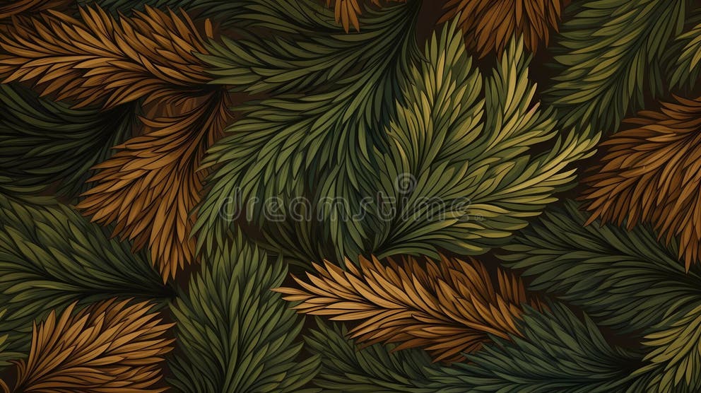 Coniferous Pattern Stock Illustrations – 19,337 Coniferous Pattern ...