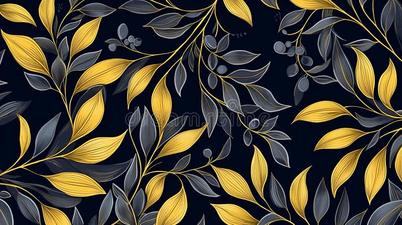 Seamless Background Picture with Leaf Pattern, Leaves, Trees, Tree ...