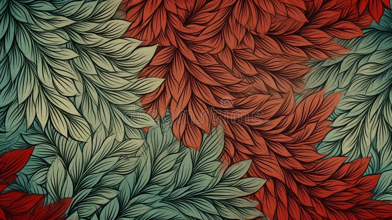 Seamless Background Picture with Leaf Pattern, Leaves, Trees, Tree ...