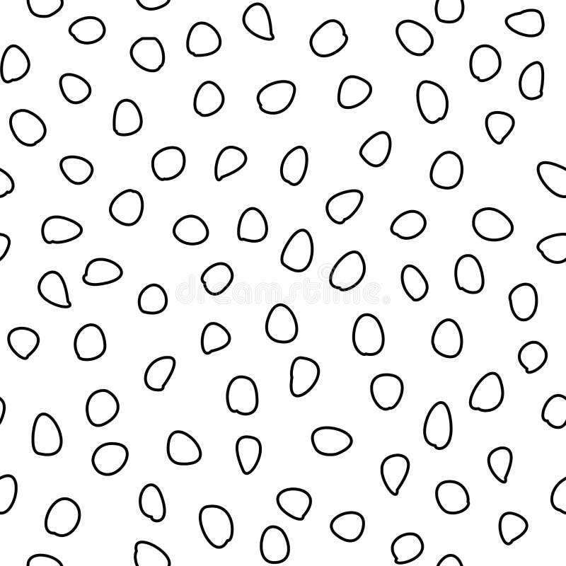 Seamless Background with Random Shapes Stock Illustration ...