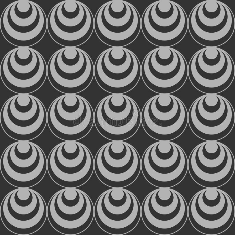 Seamless Background with Round Elements. Sample for Wallpapers ...