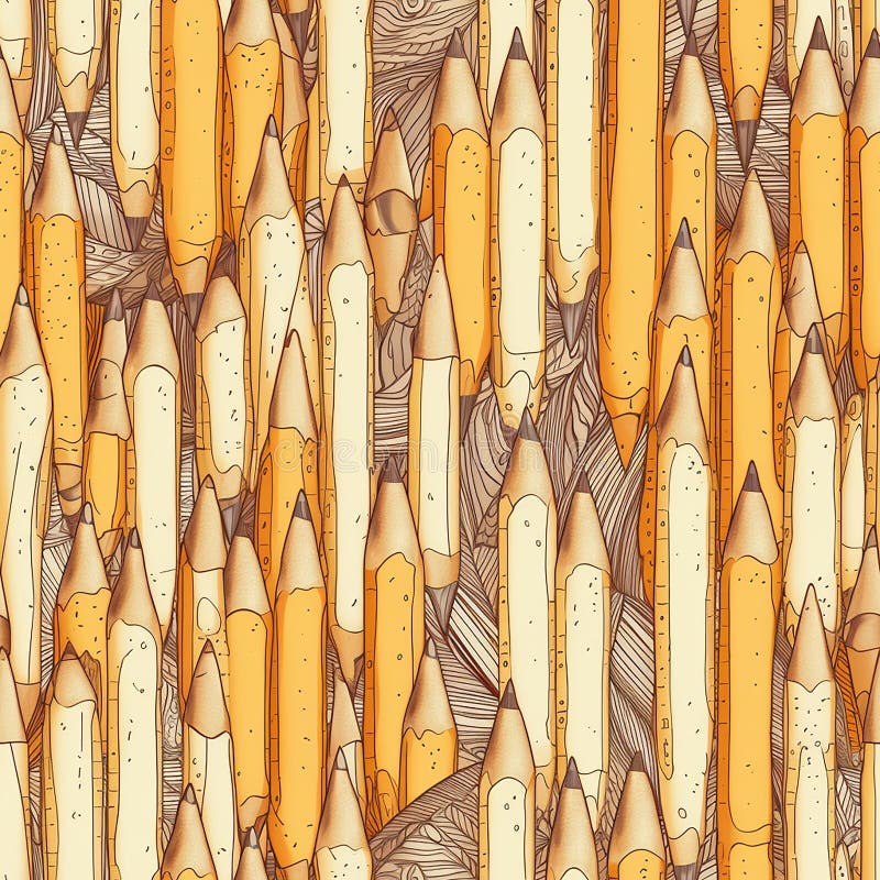 Simple pencils stock illustration. Illustration of children - 51835004