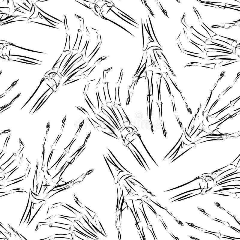 Pattern of the Bones of Human Hands Stock Vector - Illustration of ...