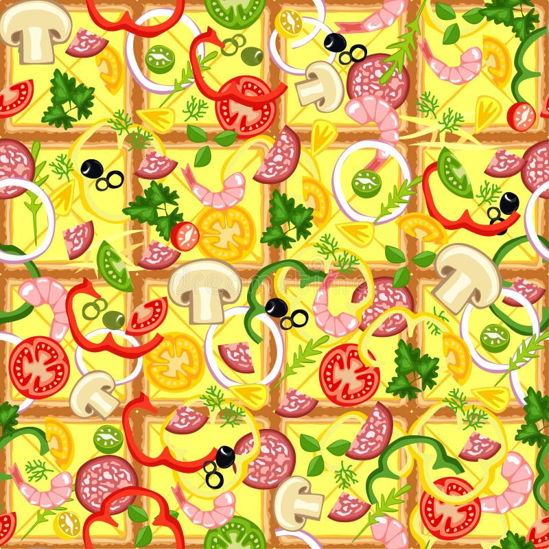 Square Pizza Box Top View, Vector Mockup. Blank Cardboard Fast Food ...