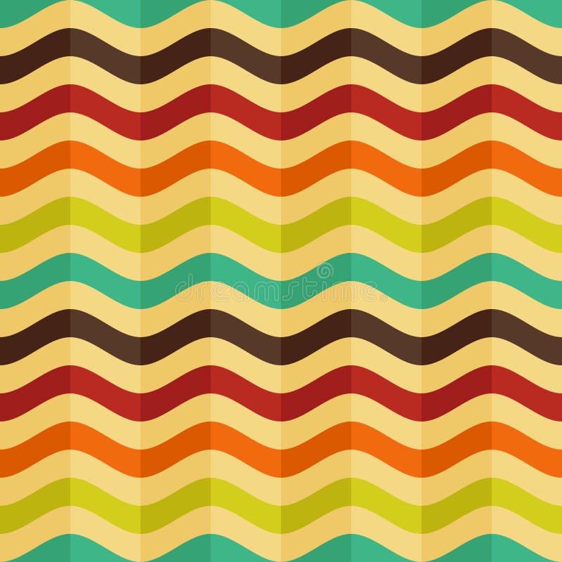 Seamless Background with Stripes in Retro Style Stock Vector ...