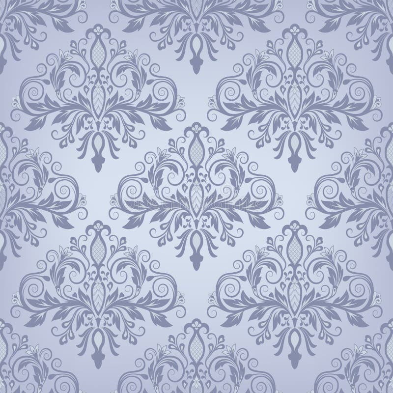 Seamless Background in the Style of Damascus Stock Vector ...