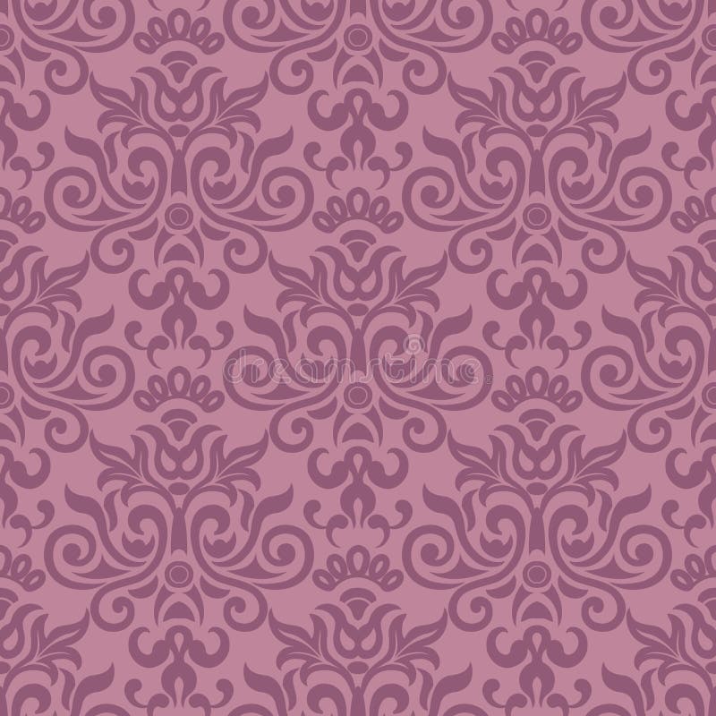 Seamless Background in the Style of Damascus Stock Vector ...