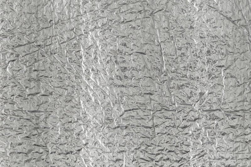 Seamless Background Texture of Silver Foil. Shiny White Surface Stock ...