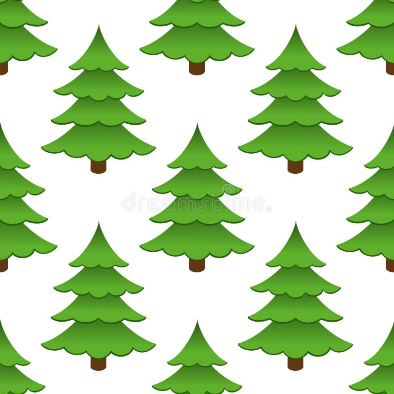 Trees seamless pattern stock vector. Illustration of tree - 86940330
