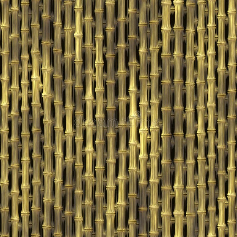 Seamless Balk Bamboo Pattern Stock Illustration - Illustration of dried ...