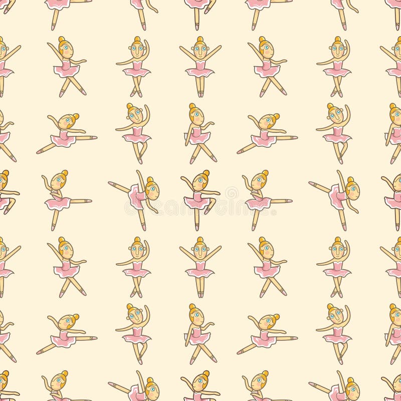 Seamless Ballet pattern stock vector. Illustration of beauty - 28055679