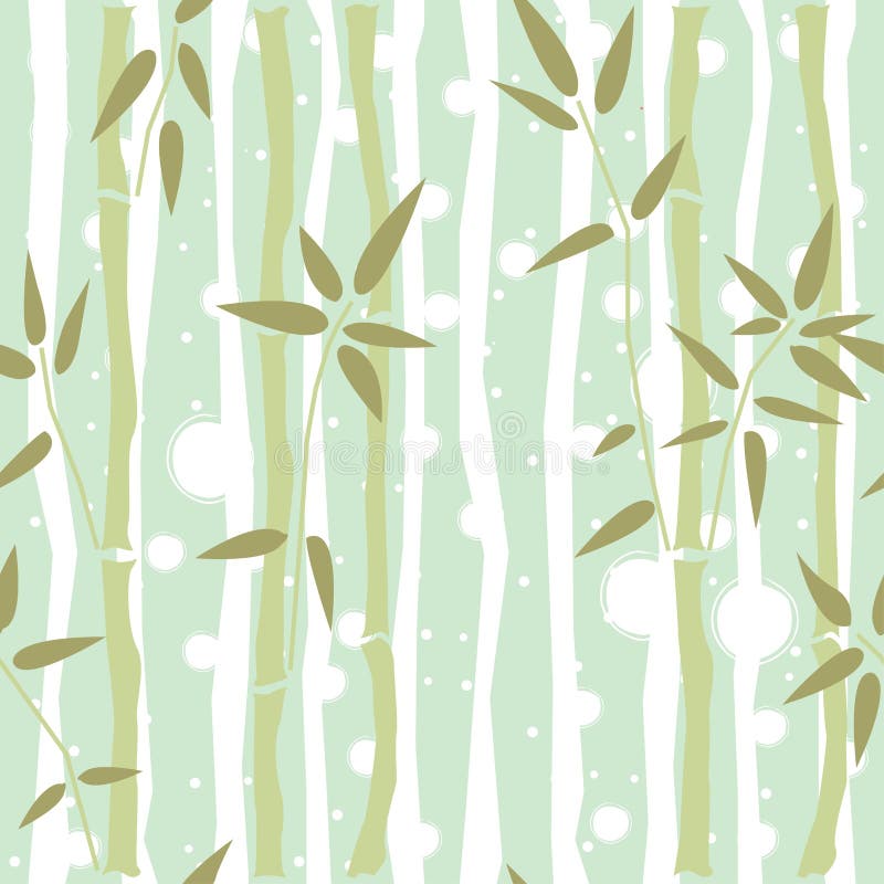 Seamless Bamboo Pattern. Vector Graphics Stock Illustration ...