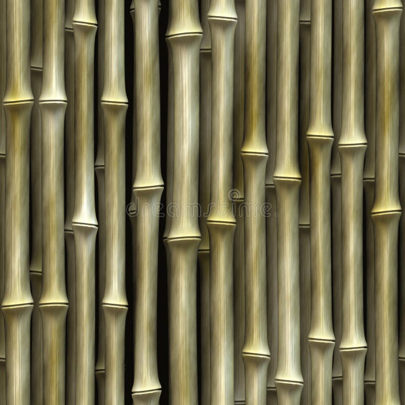 Seamless Bamboo Plant Texture Stock Illustration - Illustration of ...