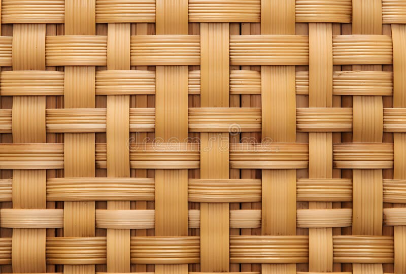Seamless Bamboo Weave Pattern Texture Stock Illustration - Illustration ...