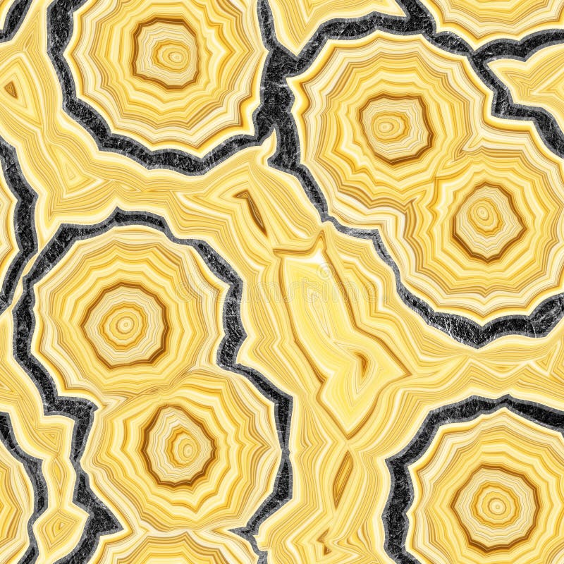 Seamless Banded Agate Geode Marble Rock with Gray Stone Edge Surface ...