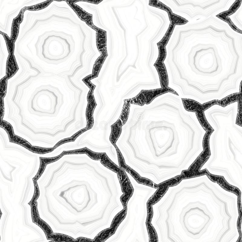 Seamless Banded Agate Geode Marble Rock with Gray Stone Edge Surface ...