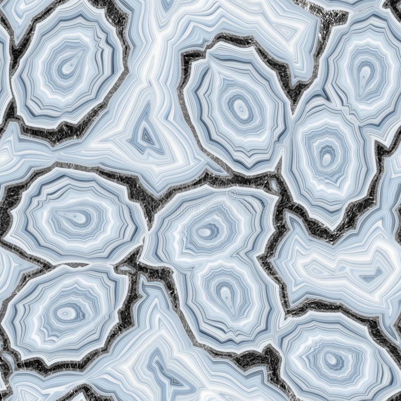 Seamless Banded Agate Geode Marble Rock with Gray Stone Edge Surface ...