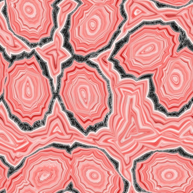 Seamless Banded Agate Geode Marble Rock with Gray Stone Edge Surface ...