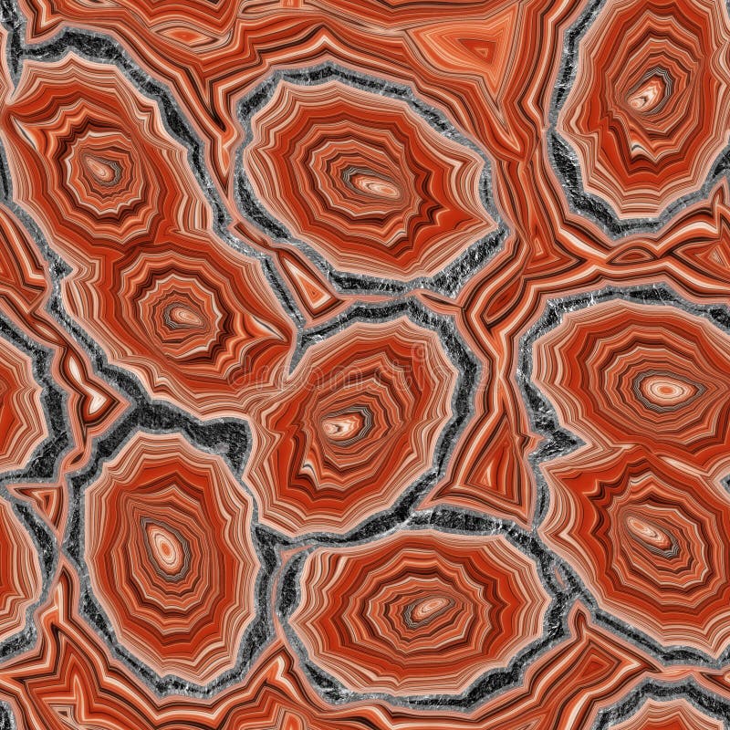 Seamless Banded Agate Geode Marble Rock with Gray Stone Edge Surface ...