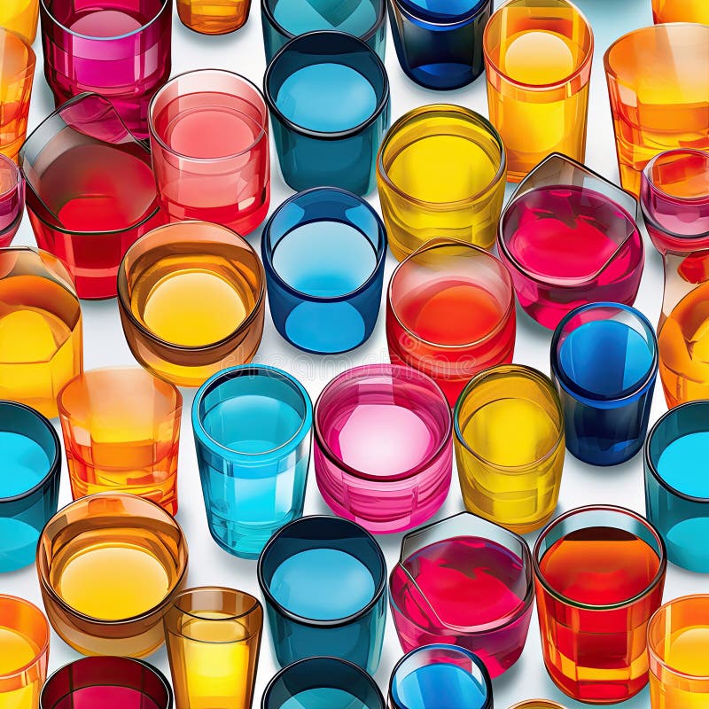 Seamless barware pattern 2 stock illustration. Illustration of alcohol ...